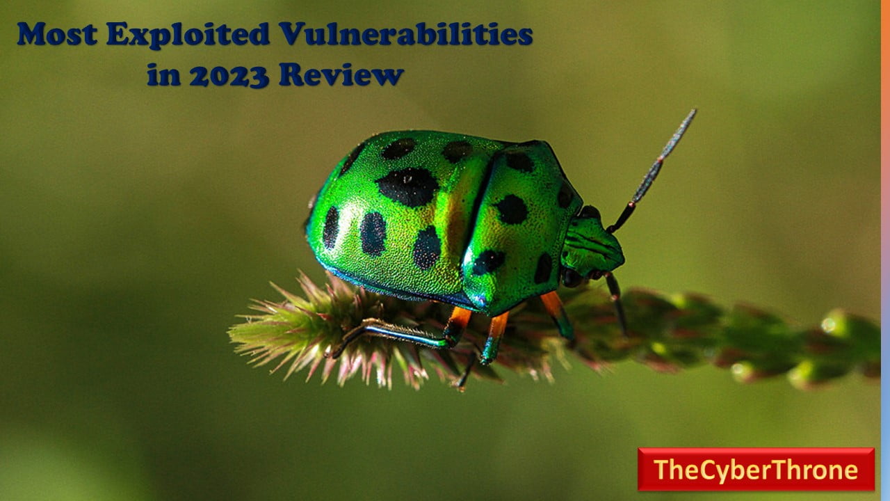 Most Exploited Vulnerabilities Review -Year 2023